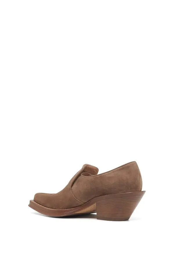 Gabriela Hearst Jack Suede Loafer - Dark Sand