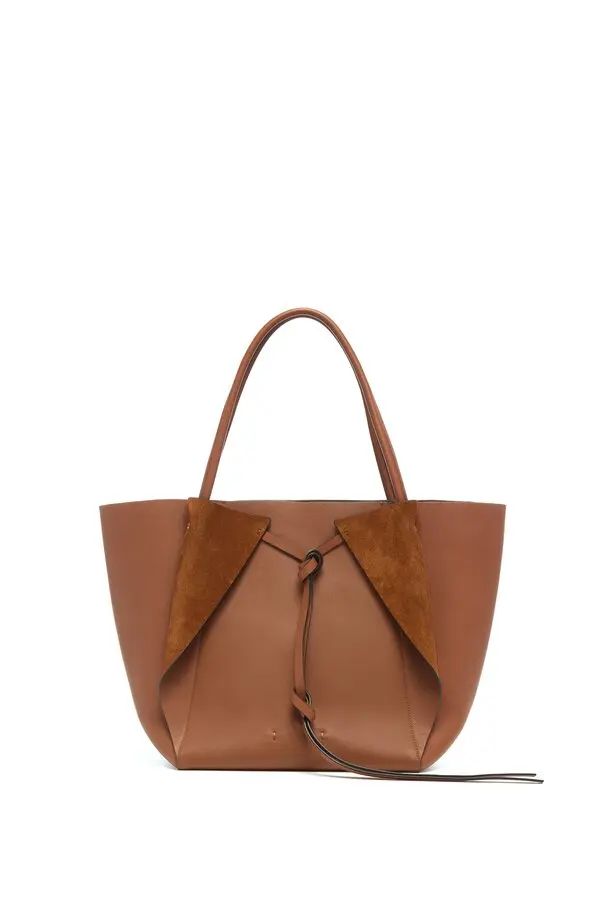 Gabriela Hearst Marija Tote Bag In Leather - Cognac
