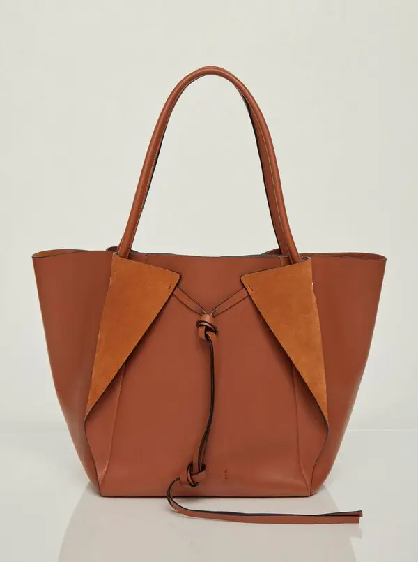 Gabriela Hearst Marija Tote Bag In Leather - Cognac