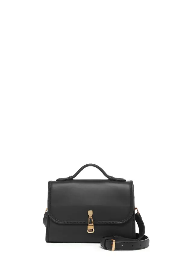 Gabriela Hearst Small Leonora Flap Bag - Black