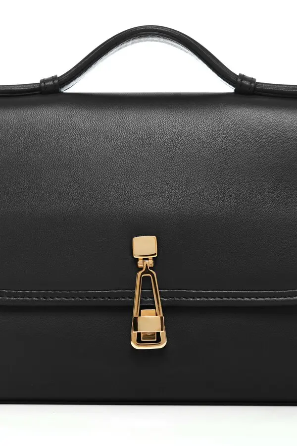 Gabriela Hearst Small Leonora Flap Bag - Black