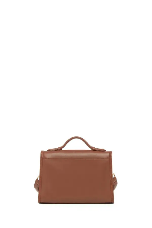 Gabriela Hearst Small Leonora Flap Bag - Cognac