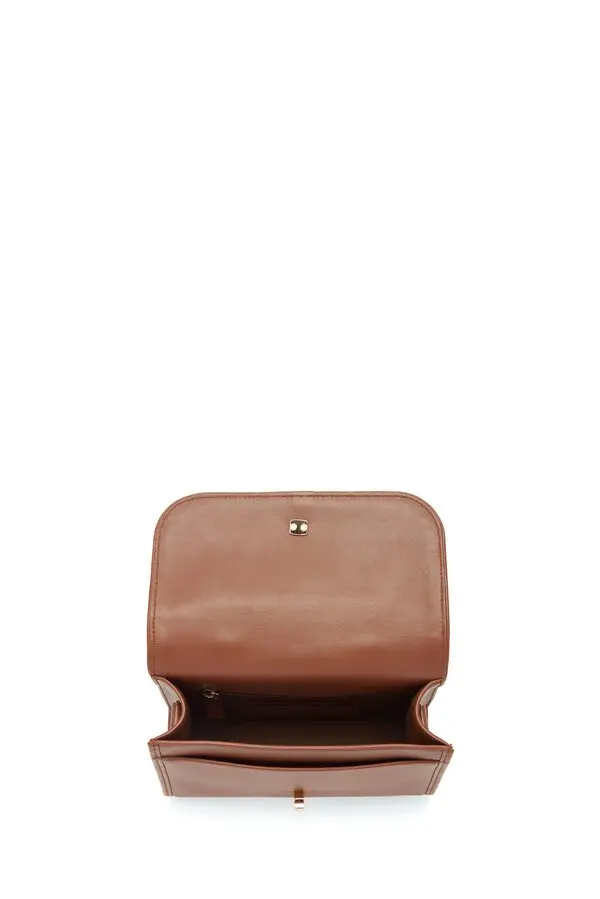 Gabriela Hearst Small Leonora Flap Bag - Cognac