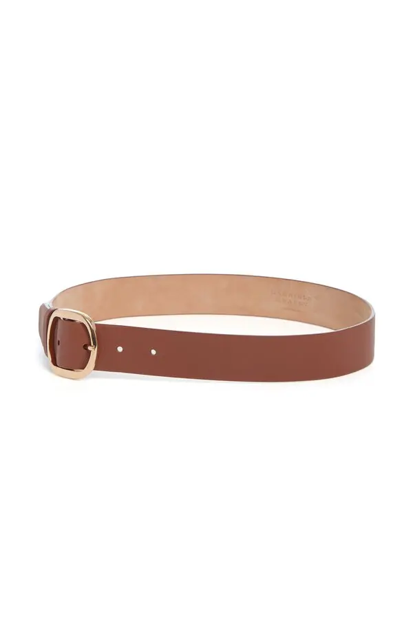 Gabriela Hearst Elster Belt In Leather - Cognac