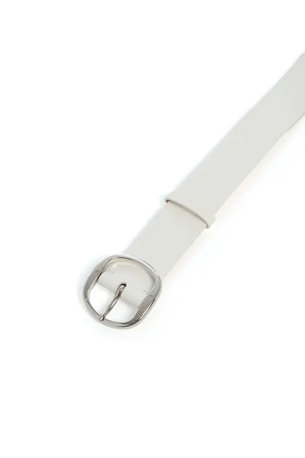 Gabriela Hearst Elster Belt In Leather - Ivory
