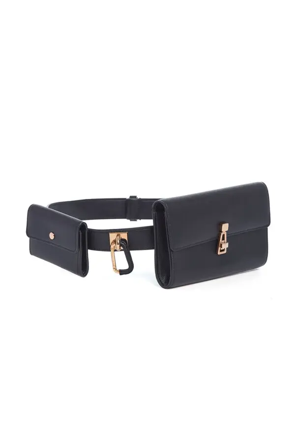 Gabriela Hearst Nappa Leather Tool Belt - Navy