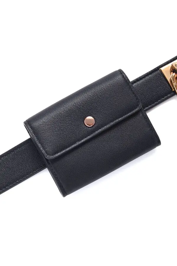 Gabriela Hearst Nappa Leather Tool Belt - Navy