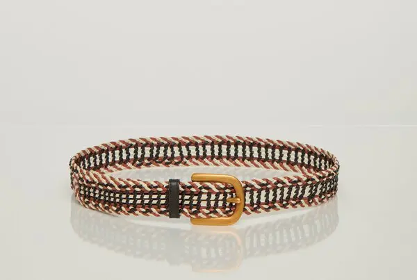 Gabriela Hearst Sam Braided Leather Belt