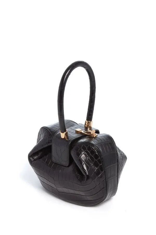 Gabriela Hearst Nina Bag In Crocodile Leather