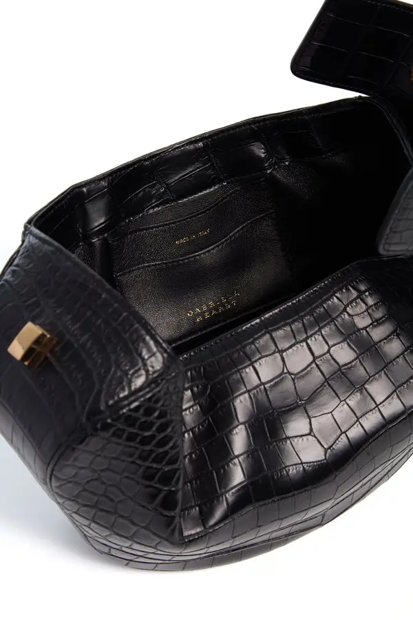 Gabriela Hearst Nina Bag In Crocodile Leather