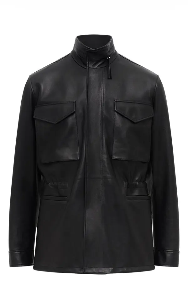 Gabriela Hearst Darwin M65 Nappa Leather Jacket