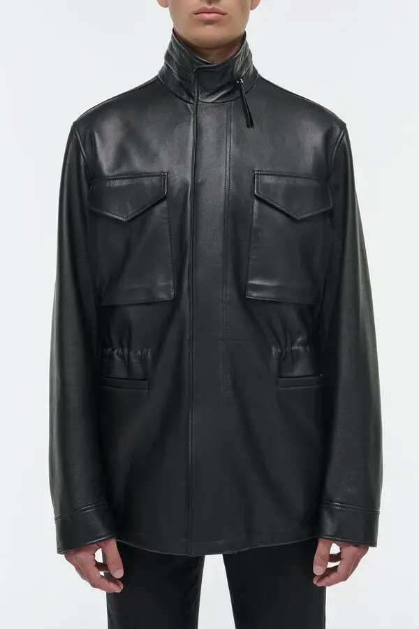Gabriela Hearst Darwin M65 Nappa Leather Jacket