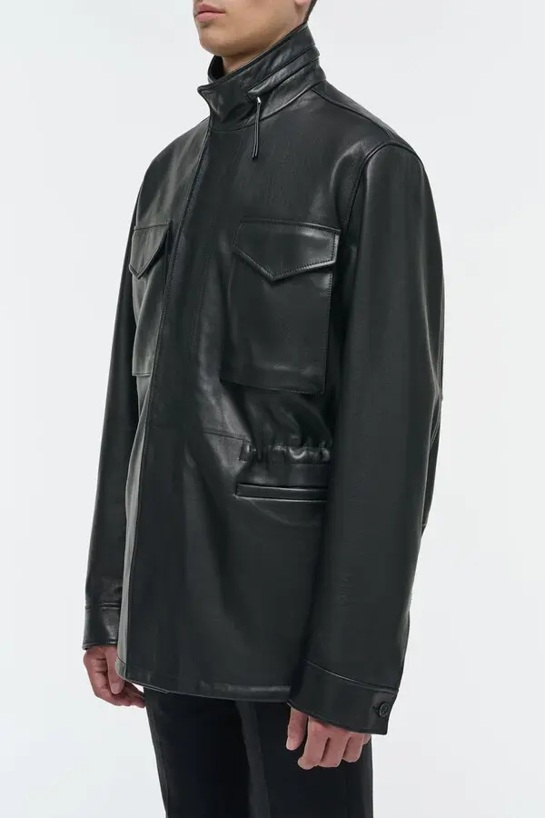 Gabriela Hearst Darwin M65 Nappa Leather Jacket