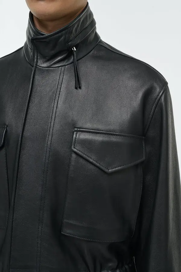 Gabriela Hearst Darwin M65 Nappa Leather Jacket