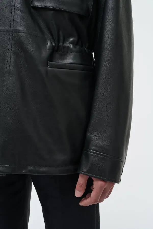 Gabriela Hearst Darwin M65 Nappa Leather Jacket