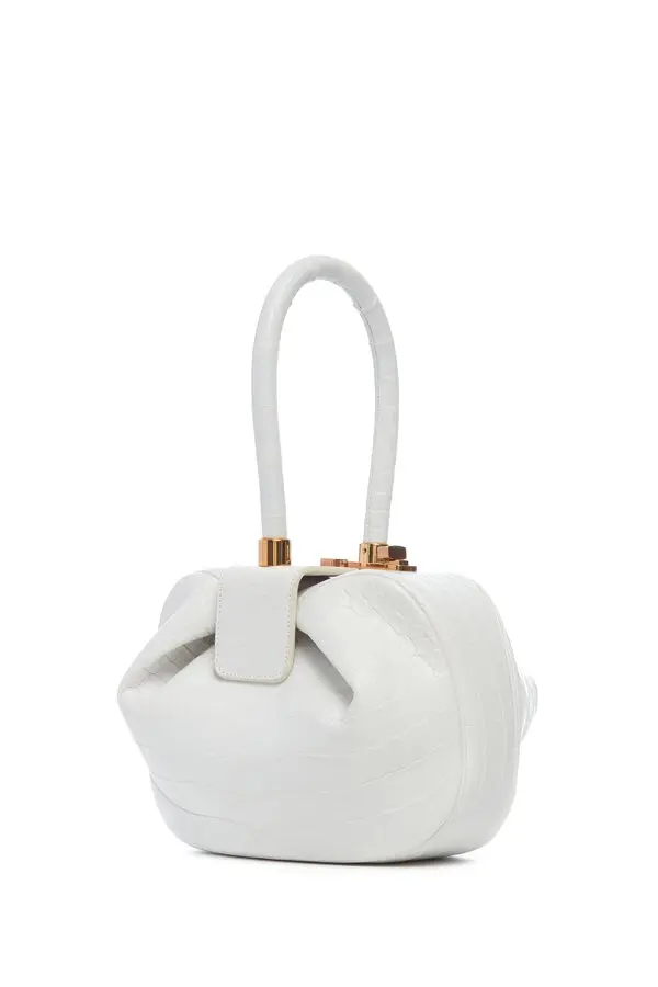 Gabriela Hearst Nina Bag In Crocodile Leather - Ivory
