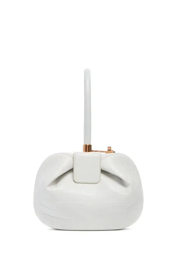 Gabriela Hearst Nina Bag In Crocodile Leather - Ivory