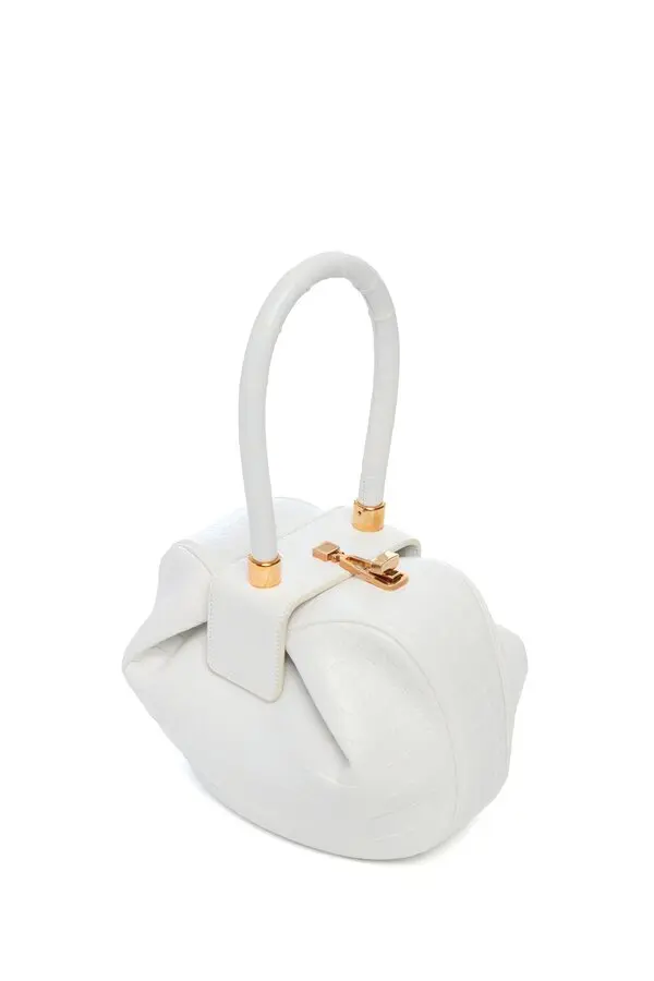 Gabriela Hearst Nina Bag In Crocodile Leather - Ivory