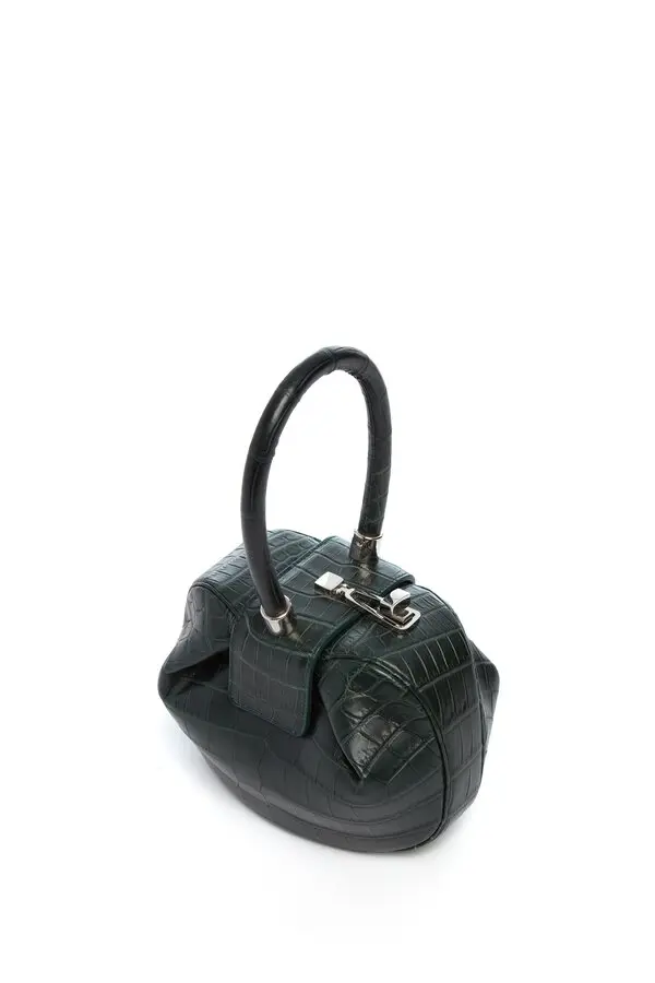 Gabriela Hearst Demi Bag In Crocodile Leather - Green