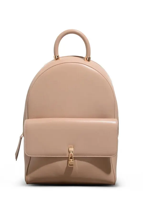 Gabriela Hearst Billie Nappa Leather Backpack - Nude