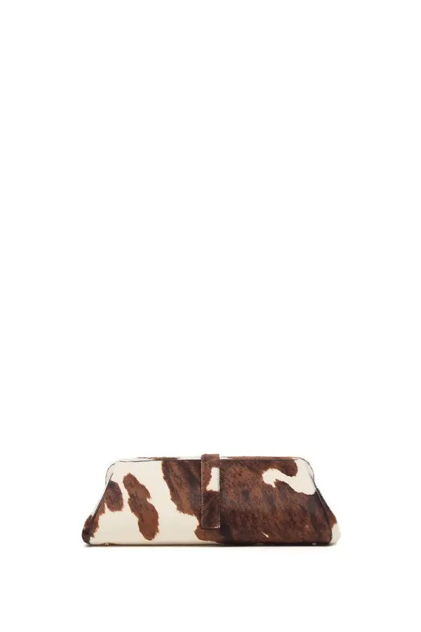 Gabriela Hearst Paola Clutch - Ivory/cognac Multi