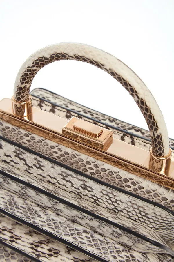Gabriela Hearst Diana Bag - Black/ivory