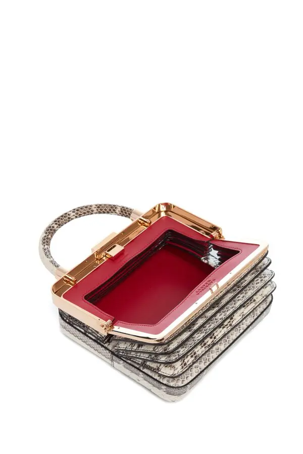 Gabriela Hearst Diana Bag - Black/ivory