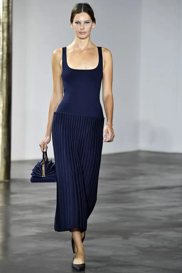 Gabriela Hearst Diana Bag In Suede - Navy