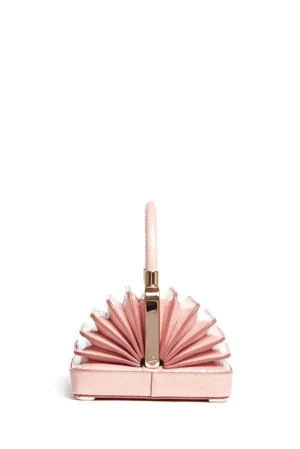 Gabriela Hearst Small Diana Snakeskin Handbag - Pink