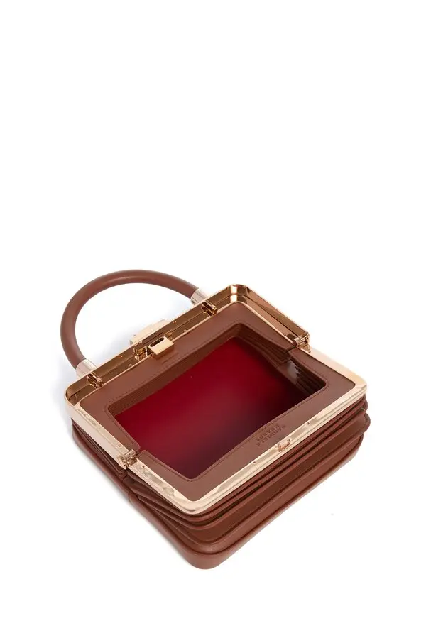 Gabriela Hearst Diana Bag In Nappa Leather - Cognac