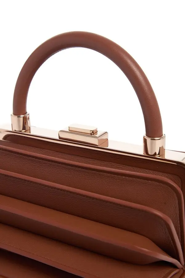 Gabriela Hearst Diana Bag In Nappa Leather - Cognac