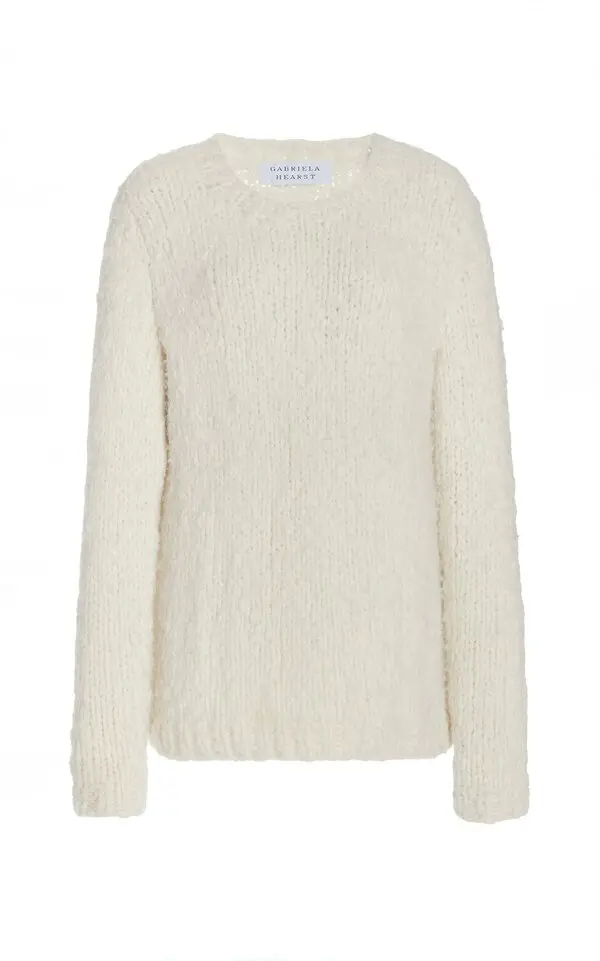 Gabriela Hearst Lawrence Knit Cashmere Sweater - Ivory