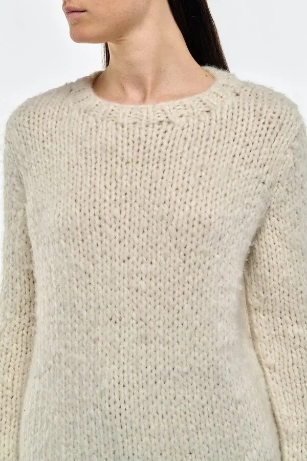Gabriela Hearst Lawrence Knit Cashmere Sweater - Ivory