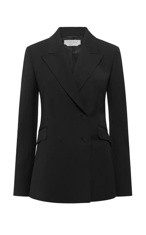 Gabriela Hearst Angela Blazer In Sportswear Wool - Black