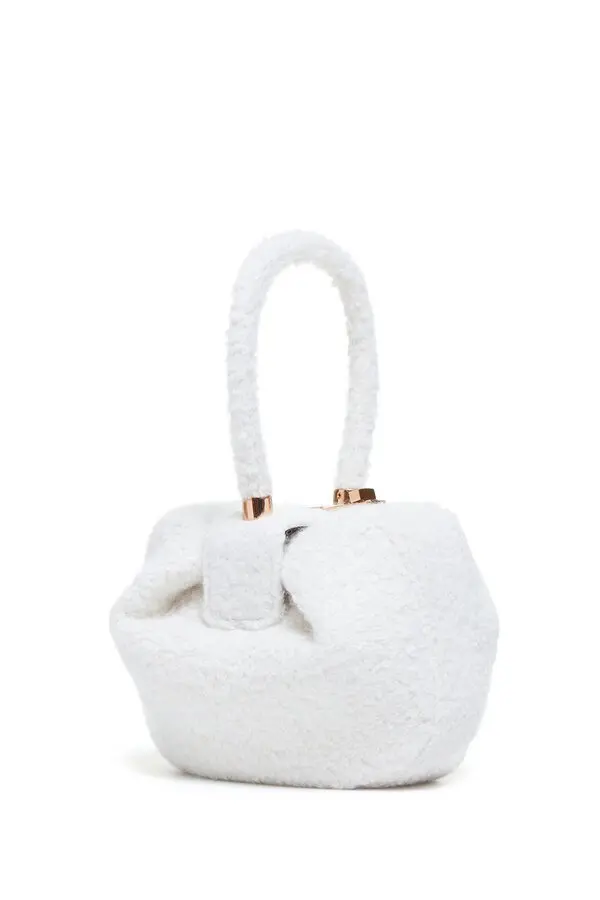 Gabriela Hearst Nina Bag In Cashmere Boucle - Ivory