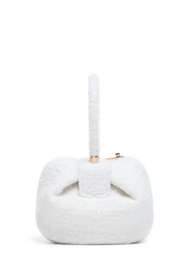 Gabriela Hearst Nina Bag In Cashmere Boucle - Ivory