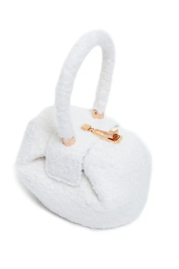 Gabriela Hearst Nina Bag In Cashmere Boucle - Ivory