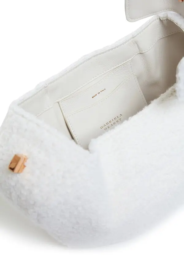 Gabriela Hearst Nina Bag In Cashmere Boucle - Ivory