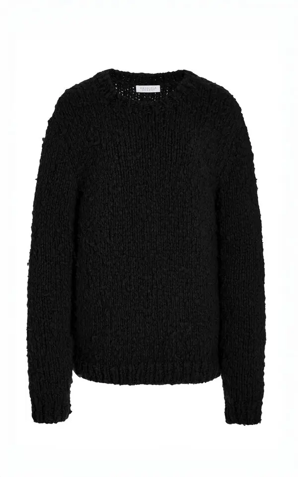 Gabriela Hearst Lawrence Knit Cashmere Sweater - Black