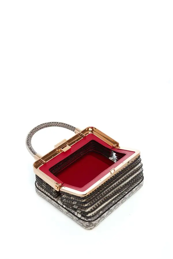 Gabriela Hearst Small Diana Bag - Black/ivory