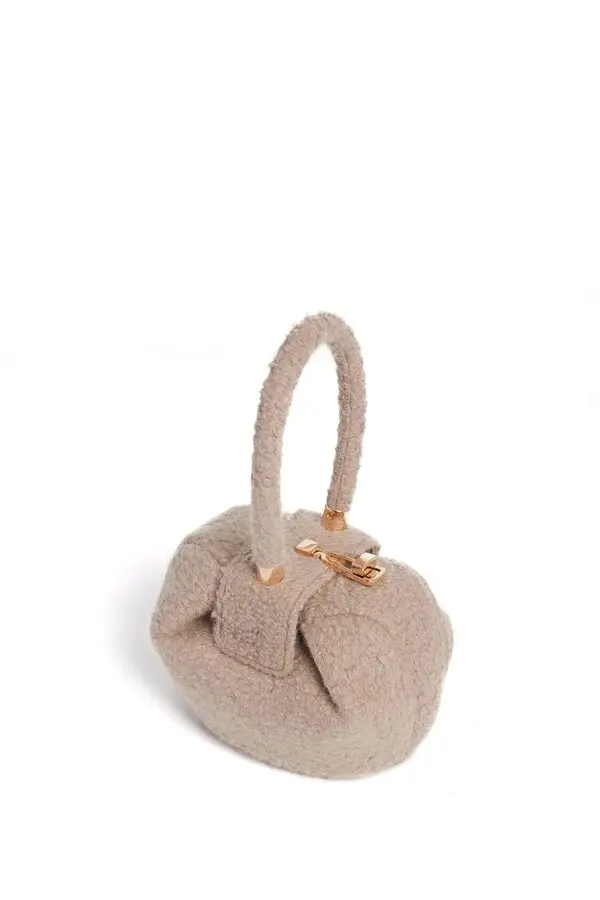 Gabriela Hearst Demi Bag In Cashmere Boucle - Camel