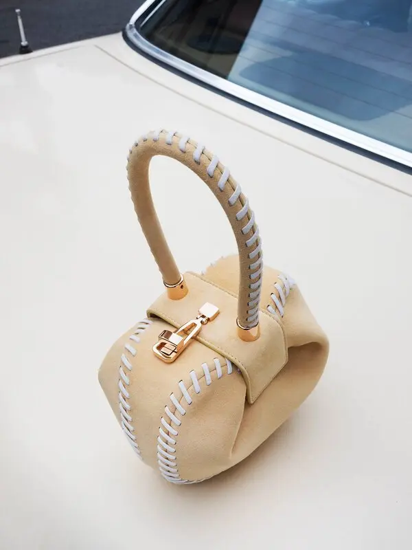 Gabriela Hearst Whipstitch Demi Bag - Nude