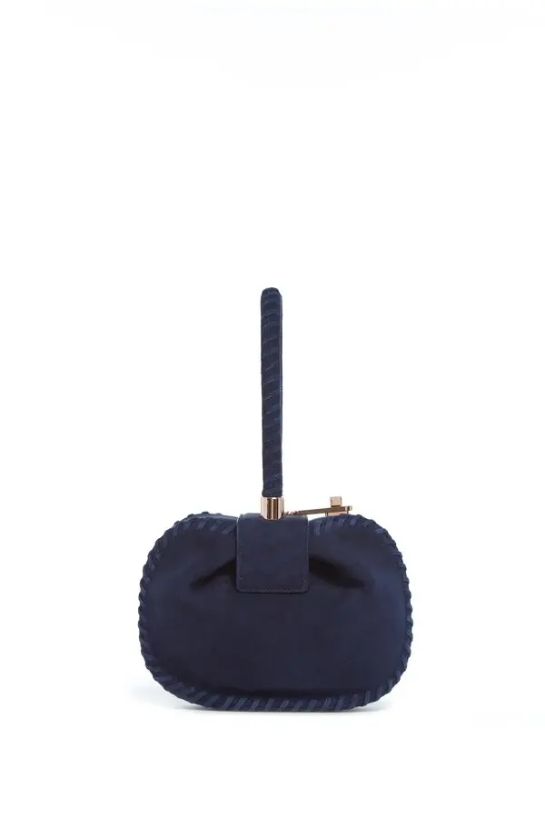 Gabriela Hearst Whipstitch Demi Bag - Navy