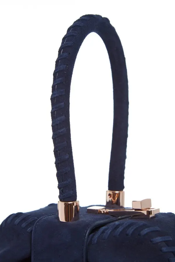 Gabriela Hearst Whipstitch Demi Bag - Navy