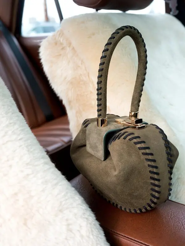 Gabriela Hearst Whipstitch Demi Bag - Olive