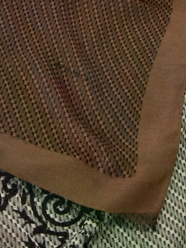 Etro Paisley-pattern Scarf - Brown