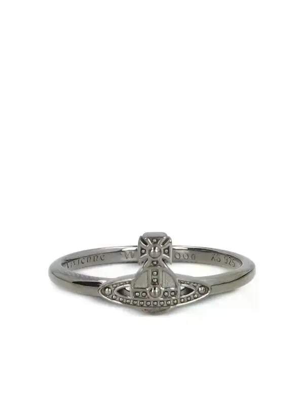 VIVIENNE WESTWOOD Orb Pendant Ring - Grey