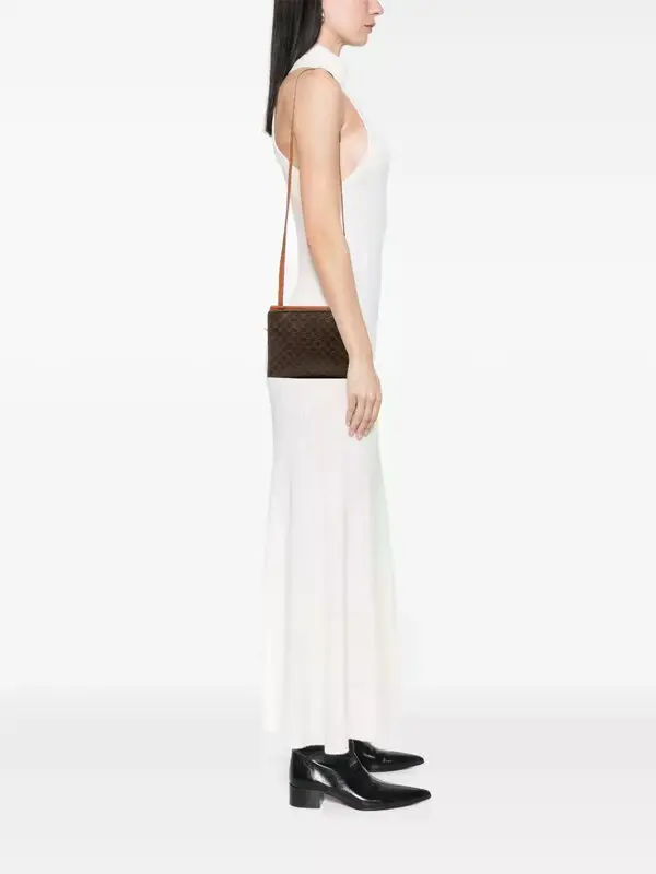 Celine 2000 Macadam Coated Canvas Crossbody Bag