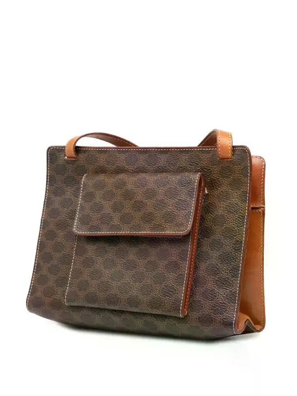 Celine 2000 Macadam Coated Canvas Crossbody Bag