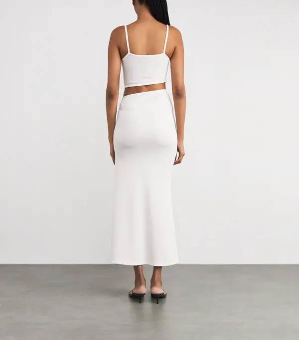 Christopher Esber Ribbed Cut-out Maxi Dress